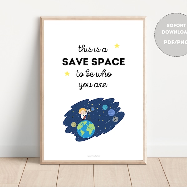 This is a Safe Place Poster - Etsy