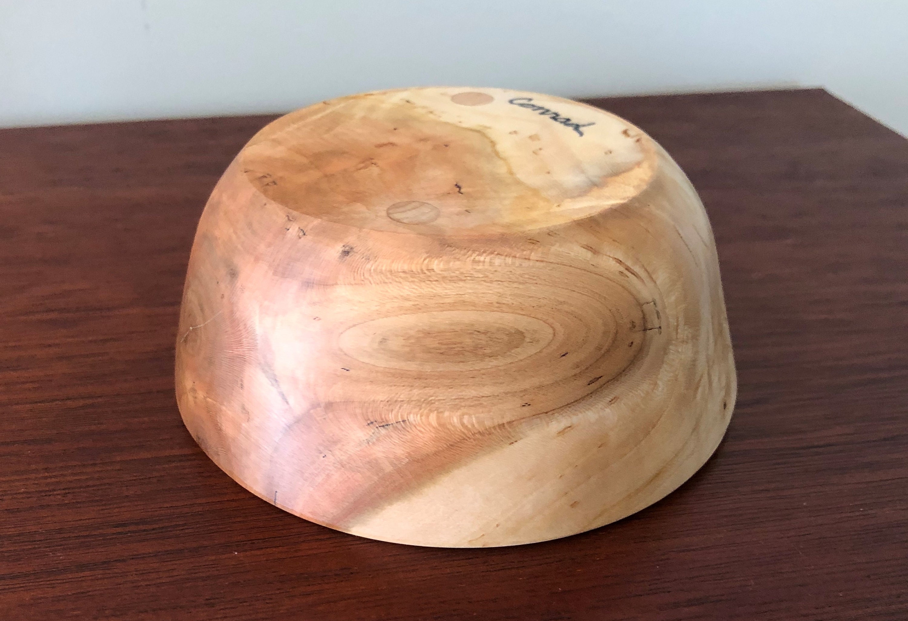 Wooden Bowl: Spalted Cherry Wood, Light Color, Knotty, 5 DX 2h - Etsy