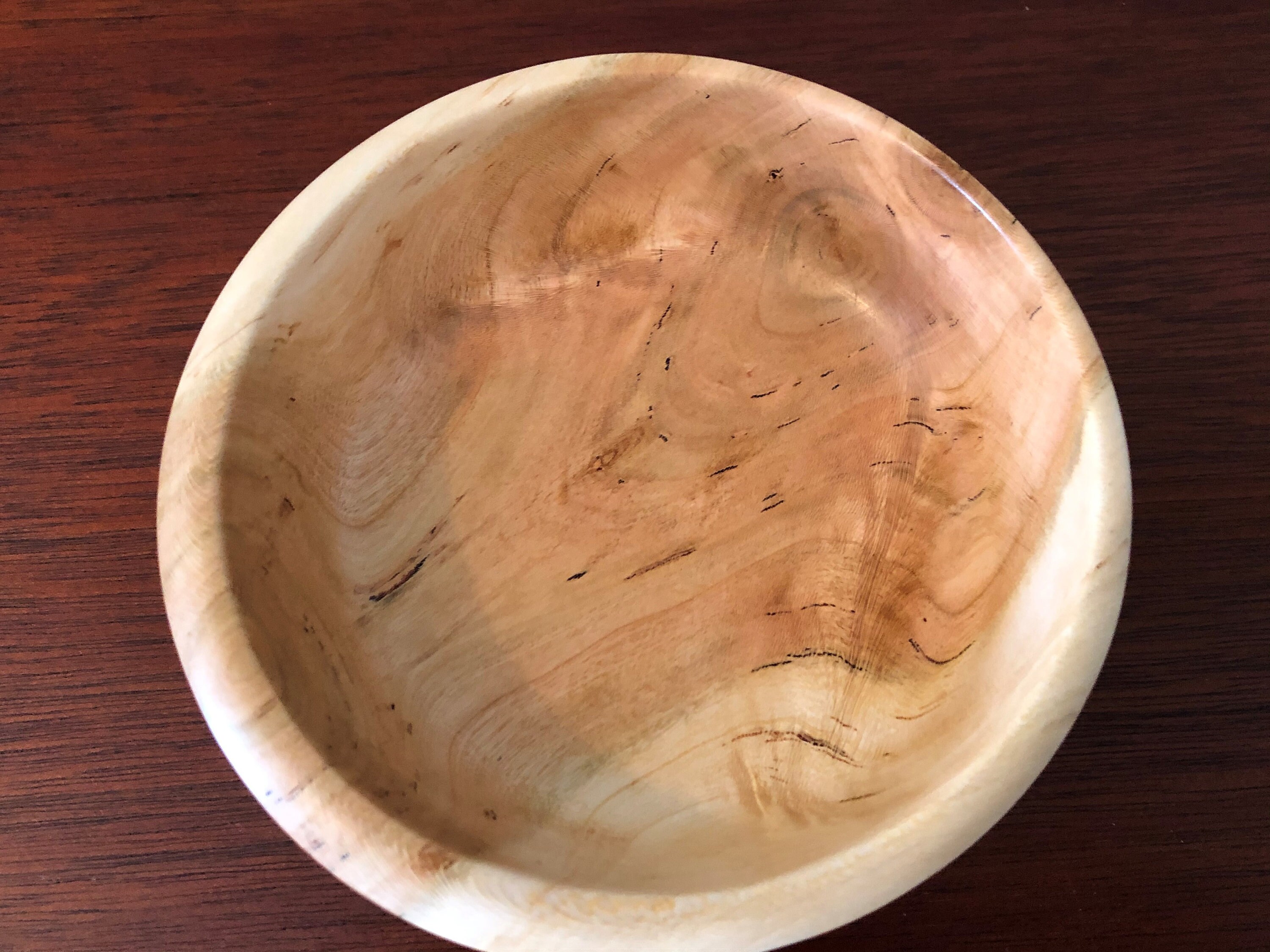 Wooden Bowl: Spalted Cherry Wood, Light Color, Knotty, 5" DX 2"h - Etsy