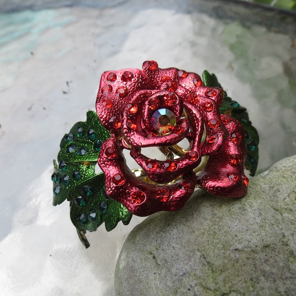 Rhinestone Template Rose - Etsy