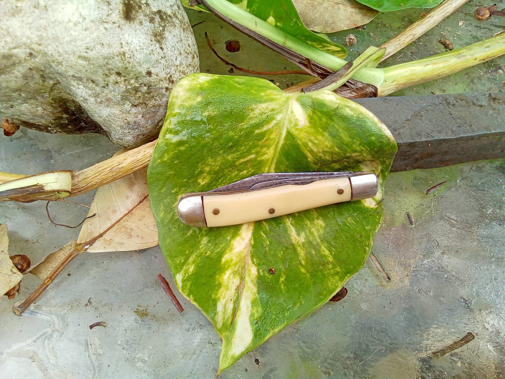 Hammer Brand USA 2 Blade Knife Old Used Knives as Found at the Market ...