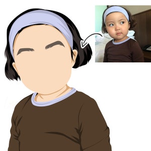 Custom Minimal, No Face Illustration, Custom Illustration From Photo ...