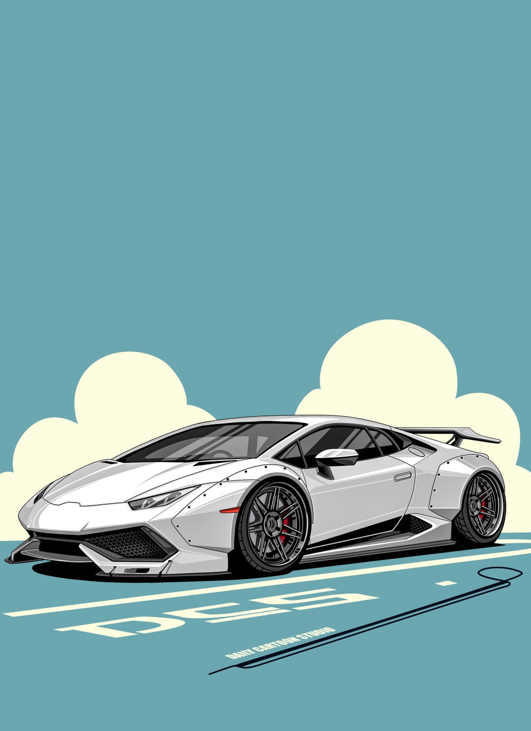 Custom Car Vector Portrait: Personalized Automotive Art (digital ...