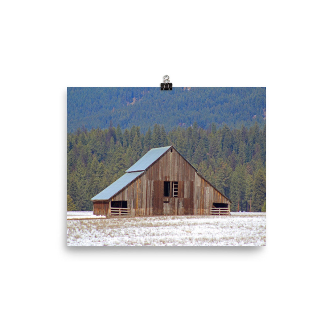 Old Barn Poster - Etsy