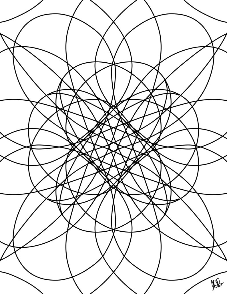 Printable Mandela Coloring Pages - Etsy