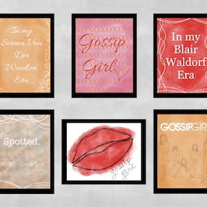 Gossip Girl Wall Art - Etsy