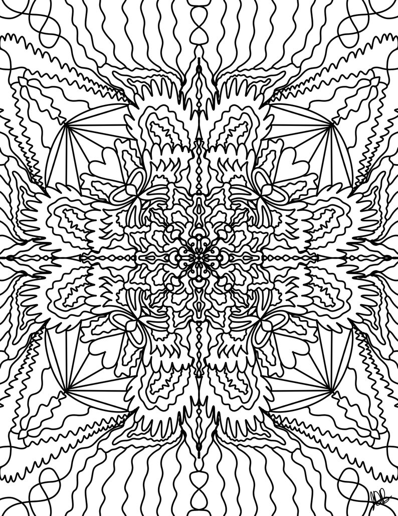 Printable Mandela Coloring Pages - Etsy