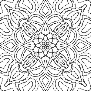 Printable Mandela Coloring Pages - Etsy