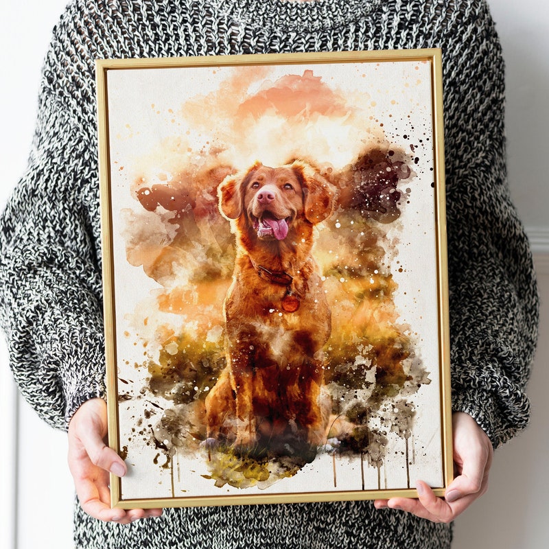 Pop Art Pet Portrait - Etsy