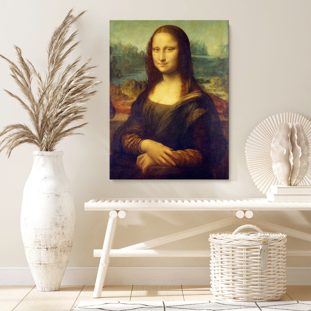 Leonardo Da Vinci's Mona Lisa, Portrait of Mona Lisa Del Giocondo ...