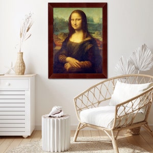 Leonardo Da Vinci's Mona Lisa, Portrait of Mona Lisa Del Giocondo ...
