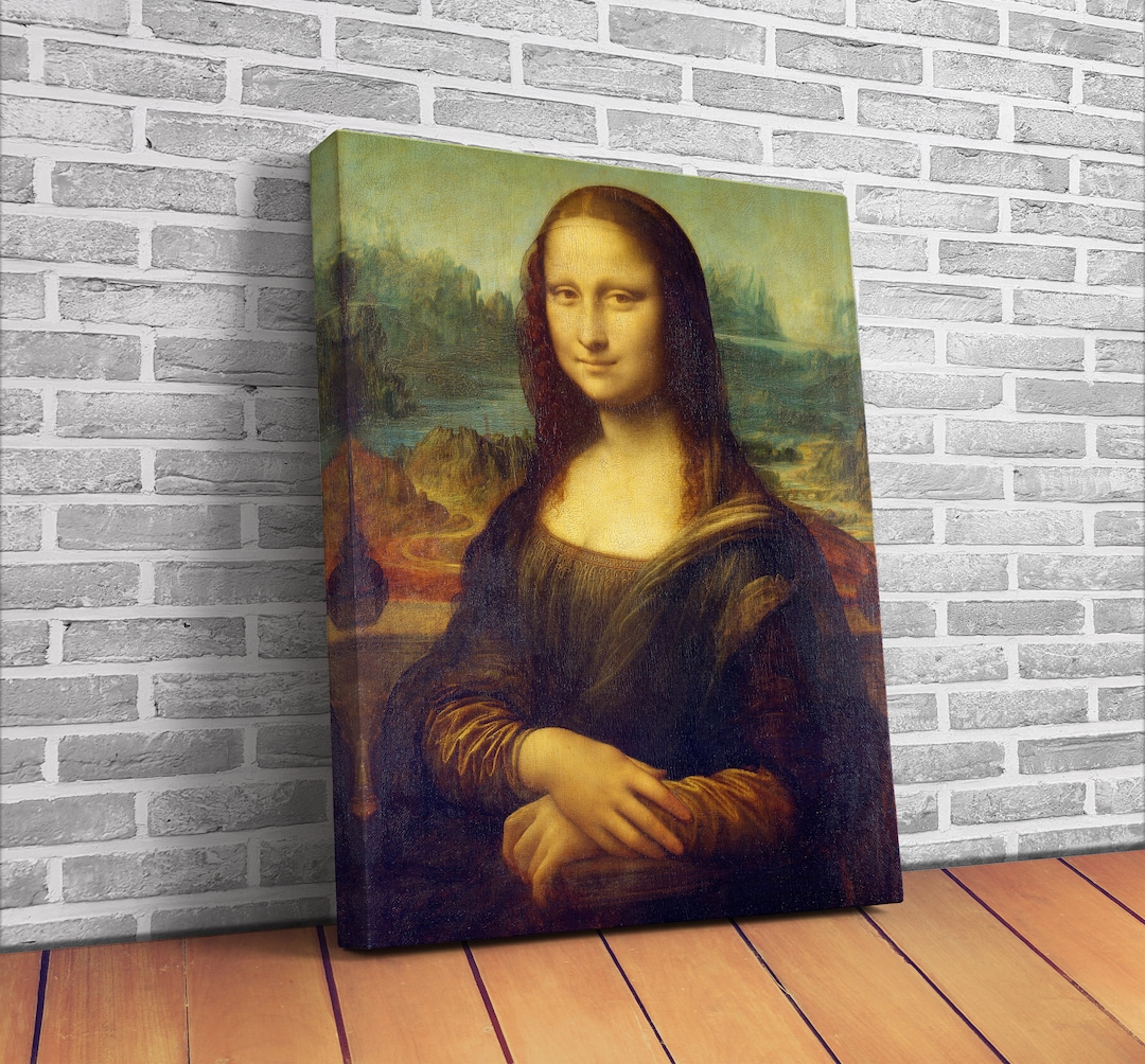 Portrait of Mona Lisa Del Giocondo Painting Reproduction, Mona Lisa ...
