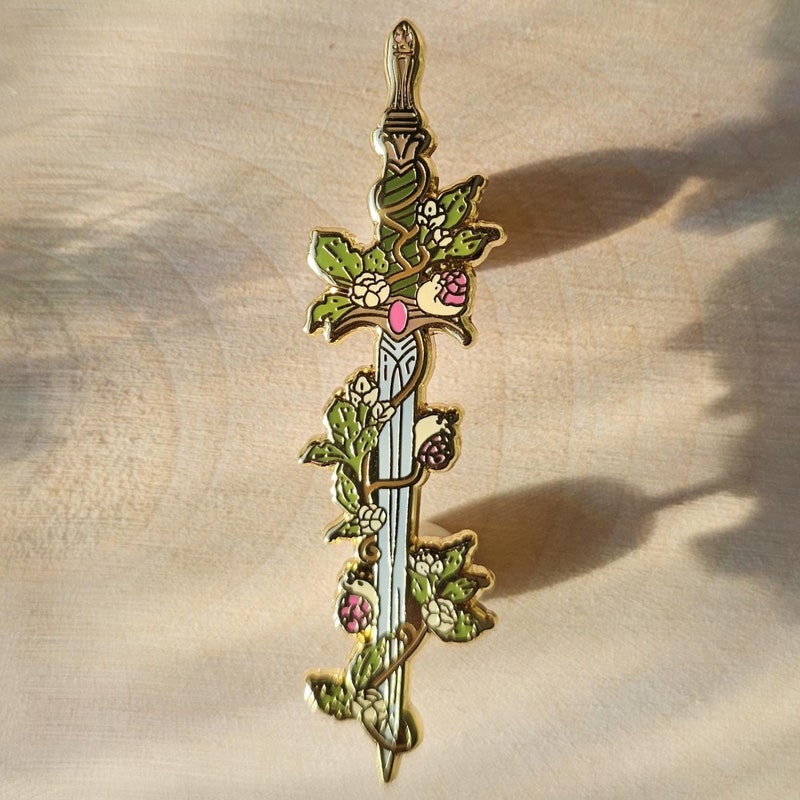 Sword Enamel Pin - Etsy