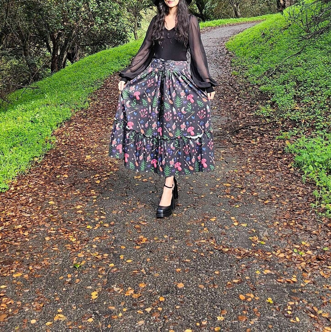 Amorella, the Love Witch Skirt, Witchcore, Cute, Witchy, Renfaire - Etsy