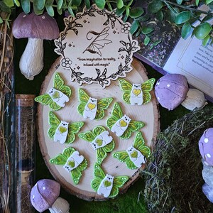 Butterfly Bear Clay Earrings, Fairycore Aesthetic, Renfaire Jewelry ...