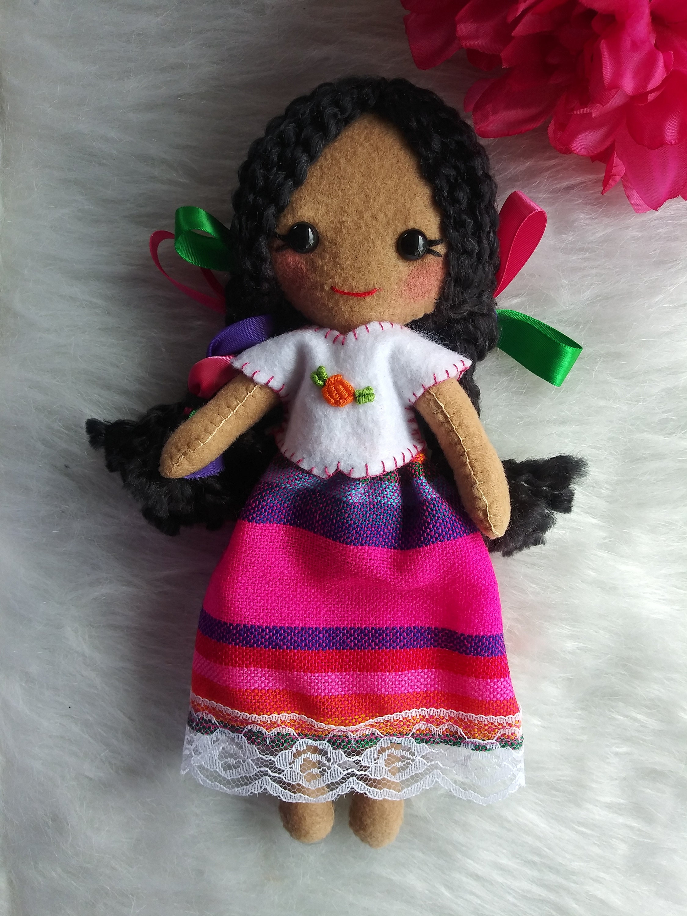 Maria Rag Doll Mexican Doll Rag Doll Art Doll Handmade - Etsy
