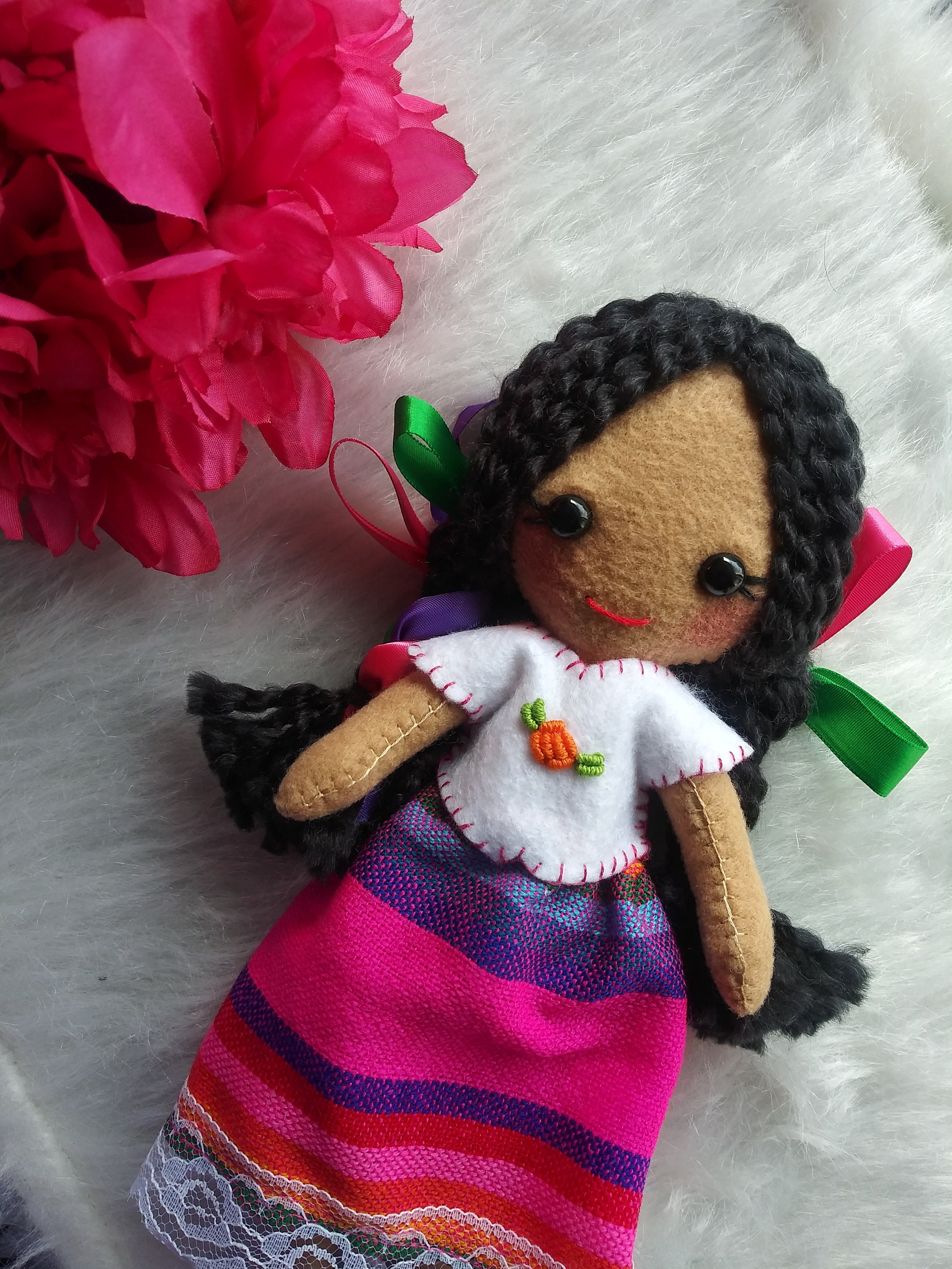 Maria Rag Doll Mexican Doll Rag Doll Art Doll Handmade - Etsy