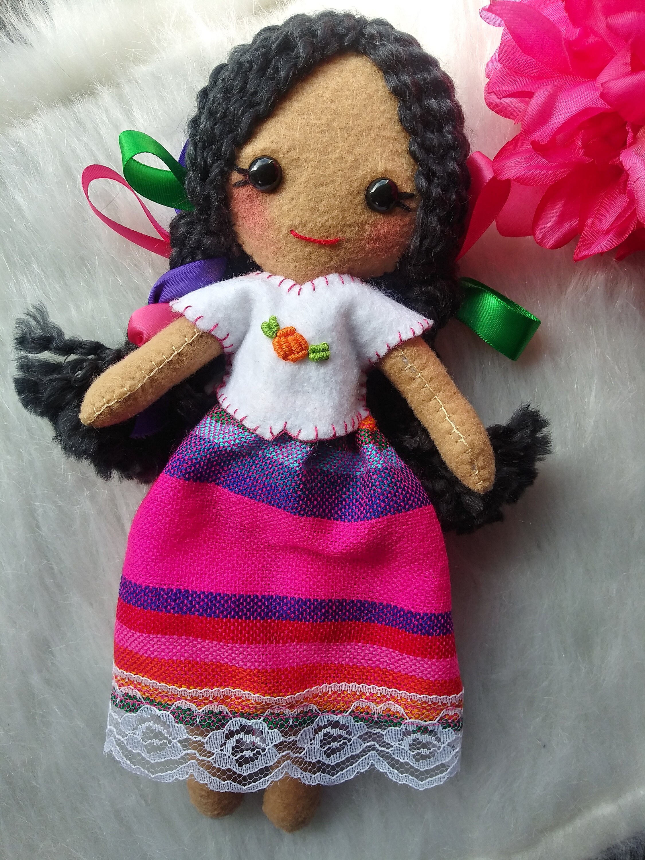 Maria Rag Doll Mexican Doll Rag Doll Art Doll Handmade - Etsy