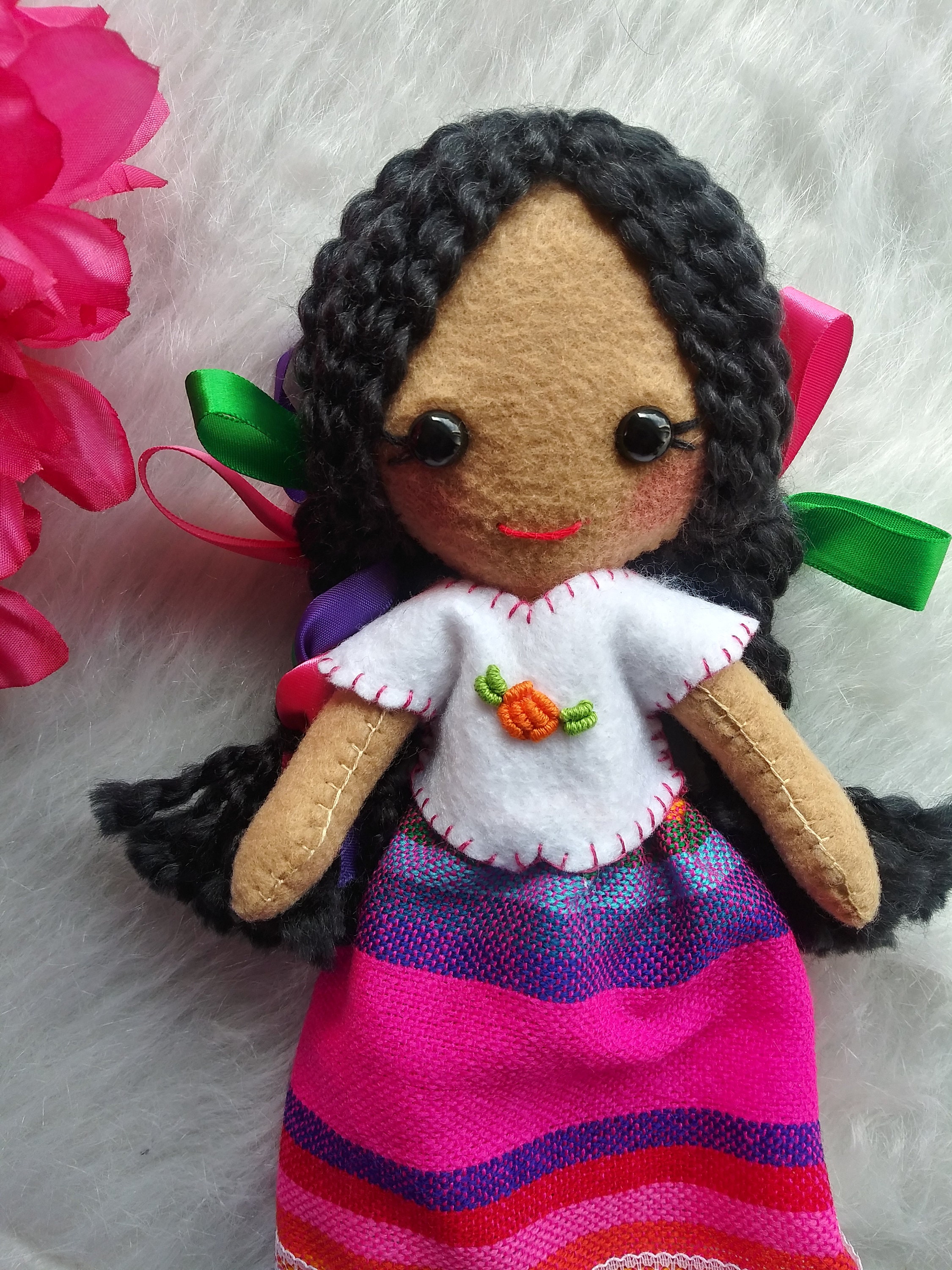 Maria Rag Doll Mexican Doll Rag Doll Art Doll Handmade - Etsy