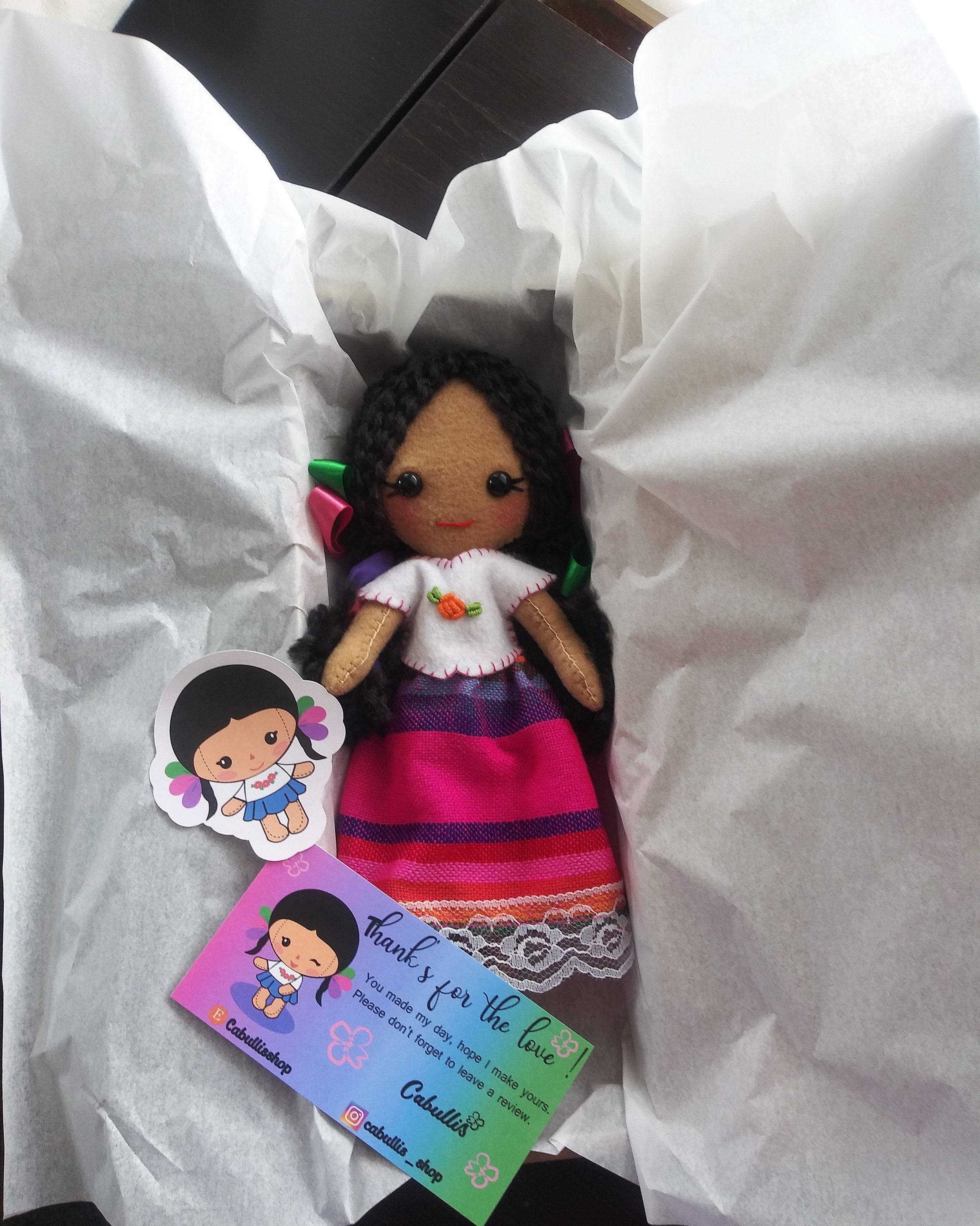 Maria Rag Doll Mexican Doll Rag Doll Art Doll Handmade - Etsy