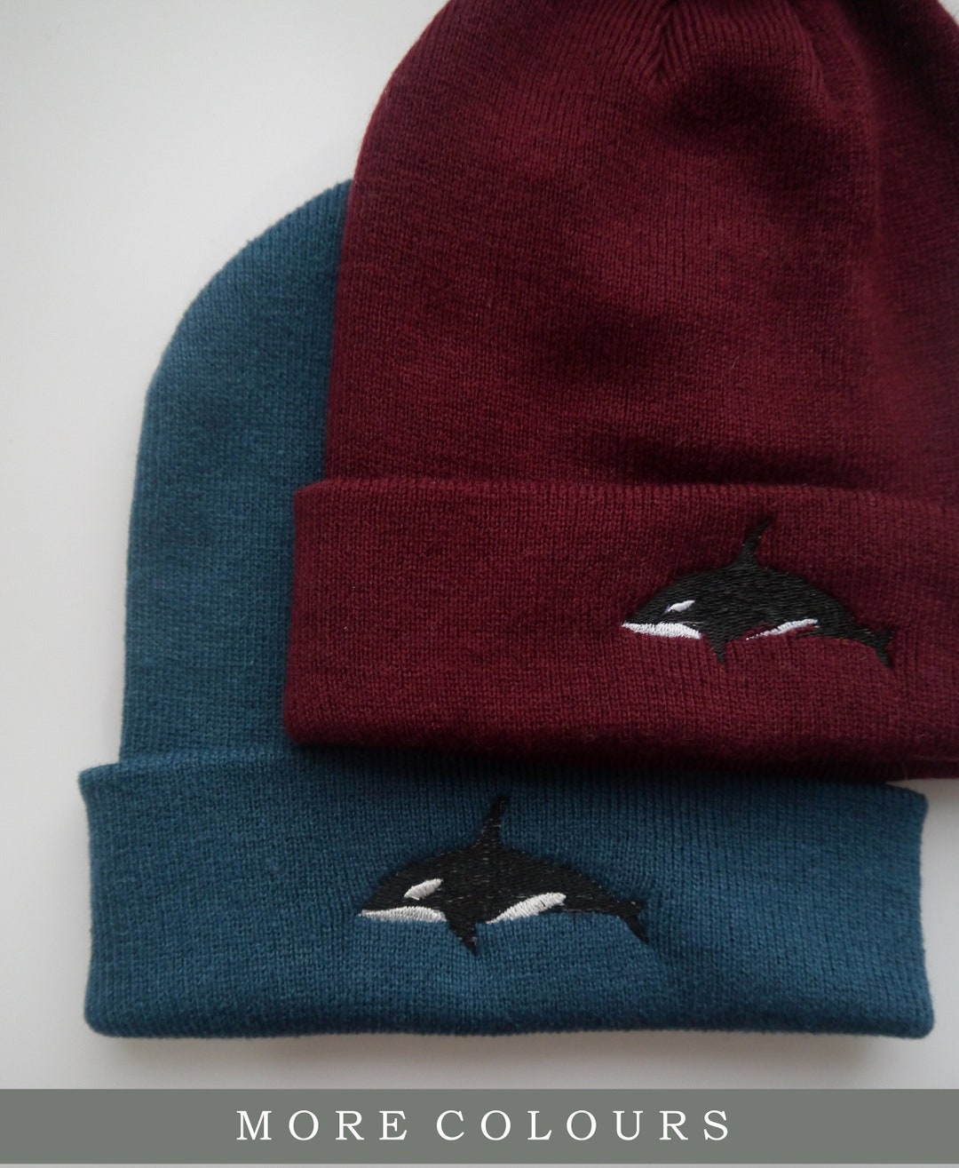 Lovely Orca Killer Whale Embroidered Beanie - Etsy