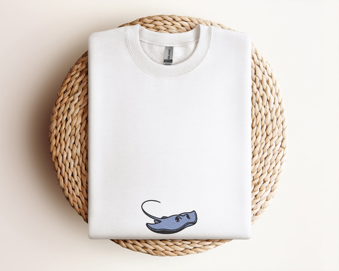 Lovely Stingray Embroidered Jumper - More Colours - Free Delivery ...