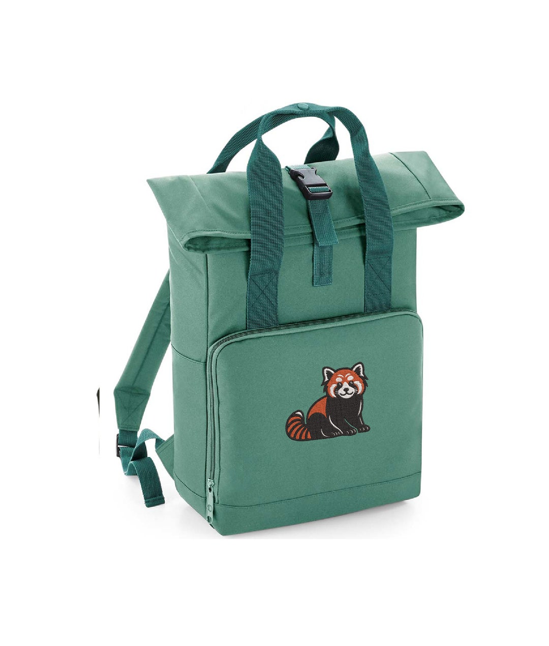 Cute Red Panda Embroidered Backpack - Two Sizes - More Colours ...