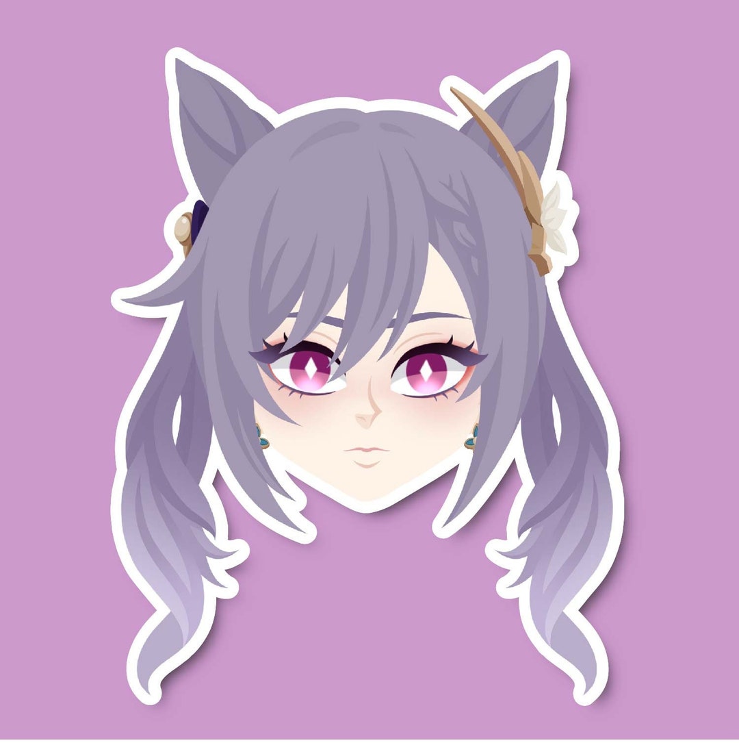 Keqing Vinyl Sticker - Etsy Canada