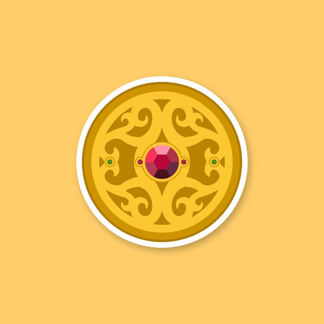 The Legend of Zelda: Breath of the Wild Gerudo Shield Sticker - Etsy