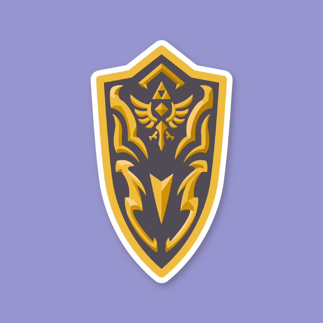 The Legend of Zelda: Breath of the Wild Royal Shield Sticker - Etsy