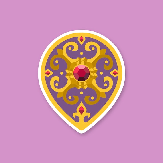 The Legend of Zelda: Breath of the Wild Gerudo Radiant Shield - Etsy