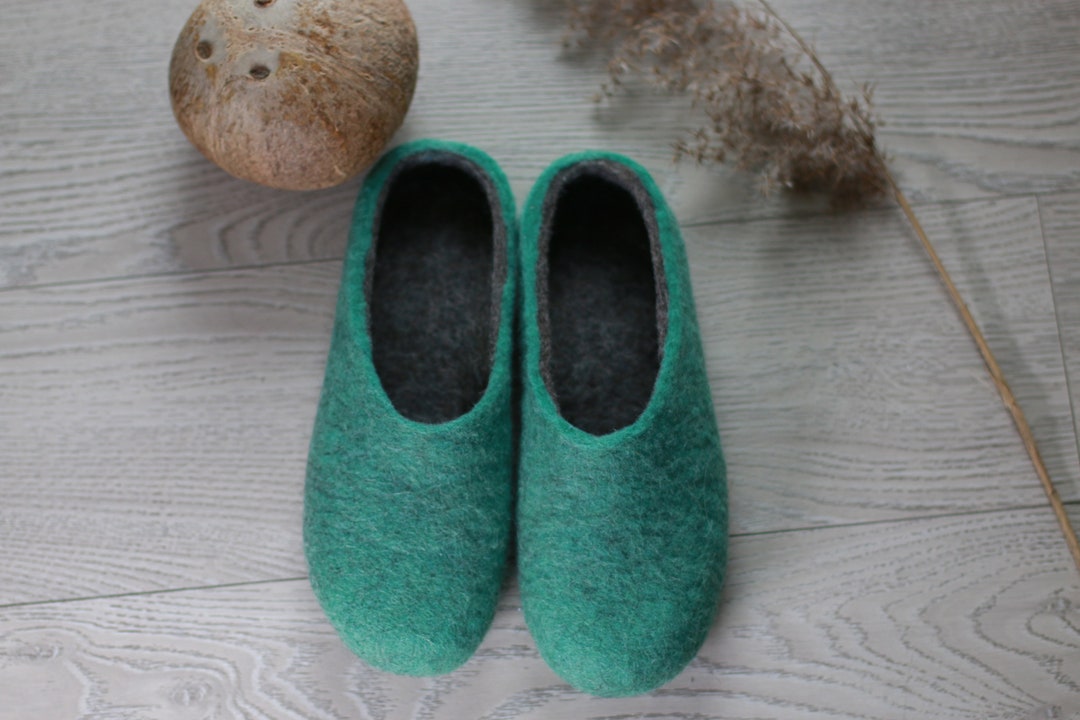 Wool Slippers / Warm / Cozy Slippers / Natural / Clogs / Wool / Various ...
