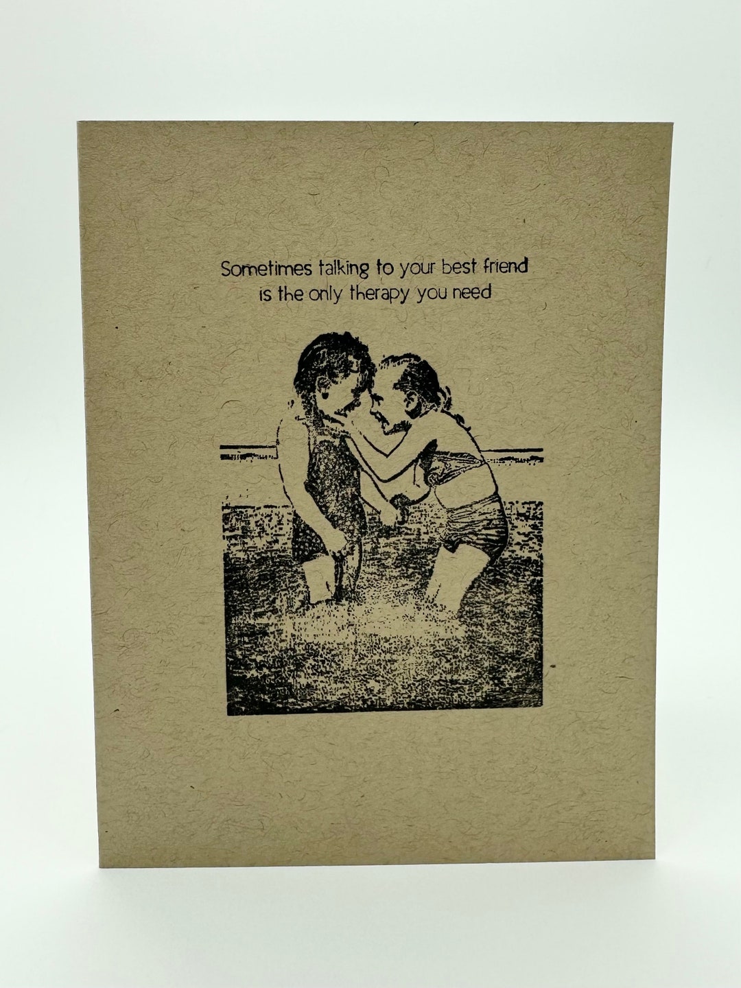 Homemade Card Handmade Humorous Snarky Greeting Card Best Friend ...