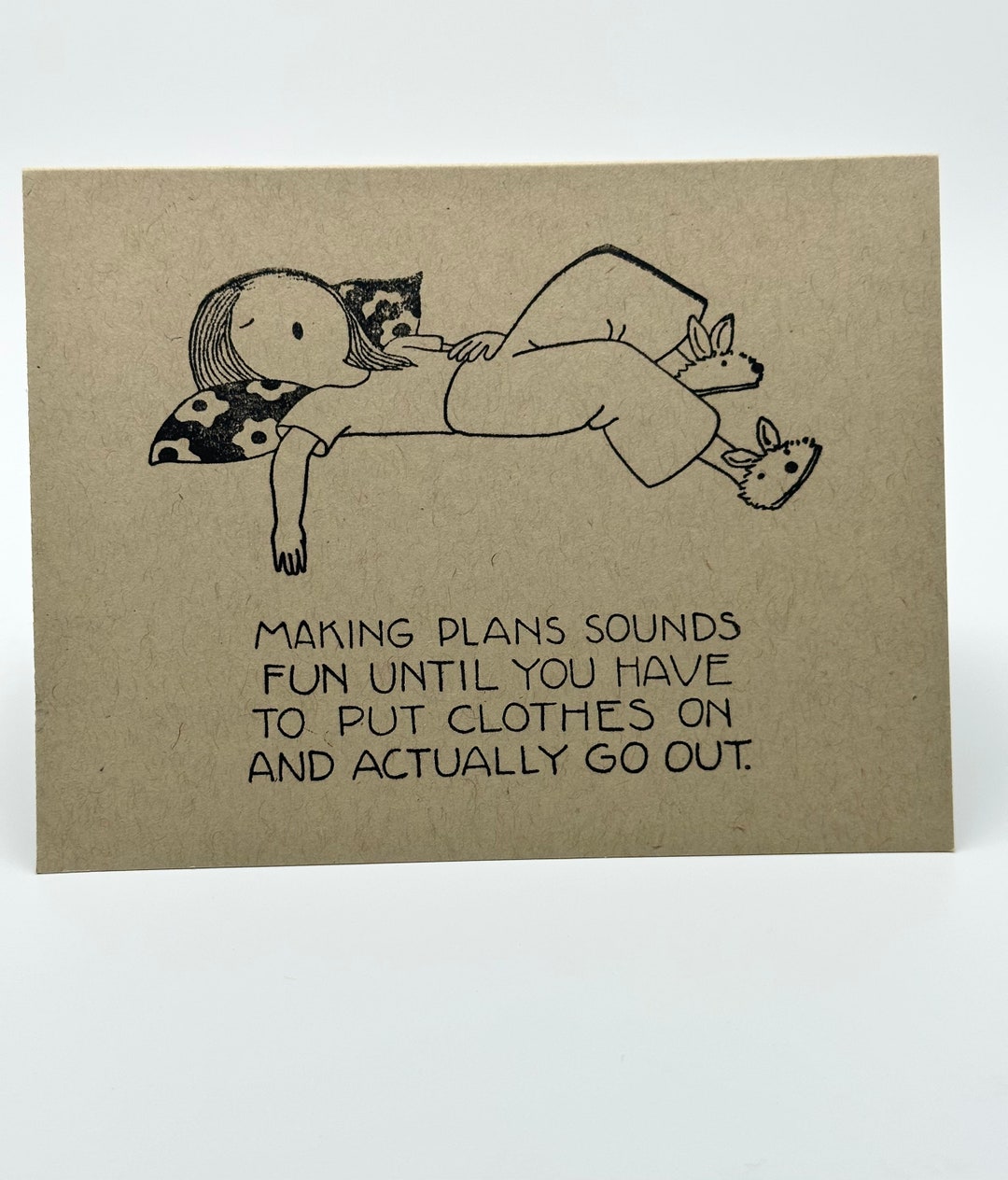 Homemade Card Handmade Humorous Snarky Greeting Card - Etsy