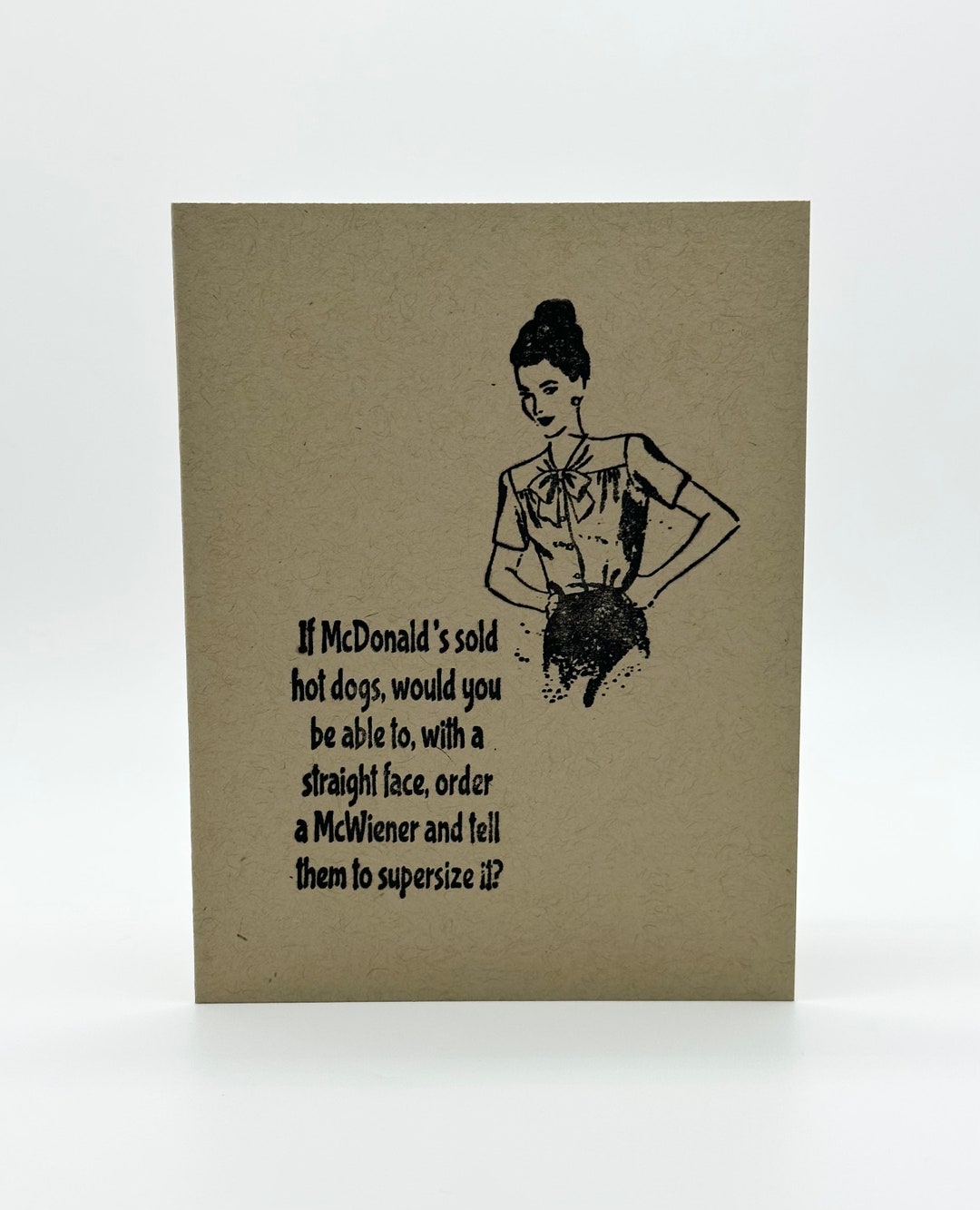Homemade Card Handmade Humorous Snarky Greeting Card - Etsy