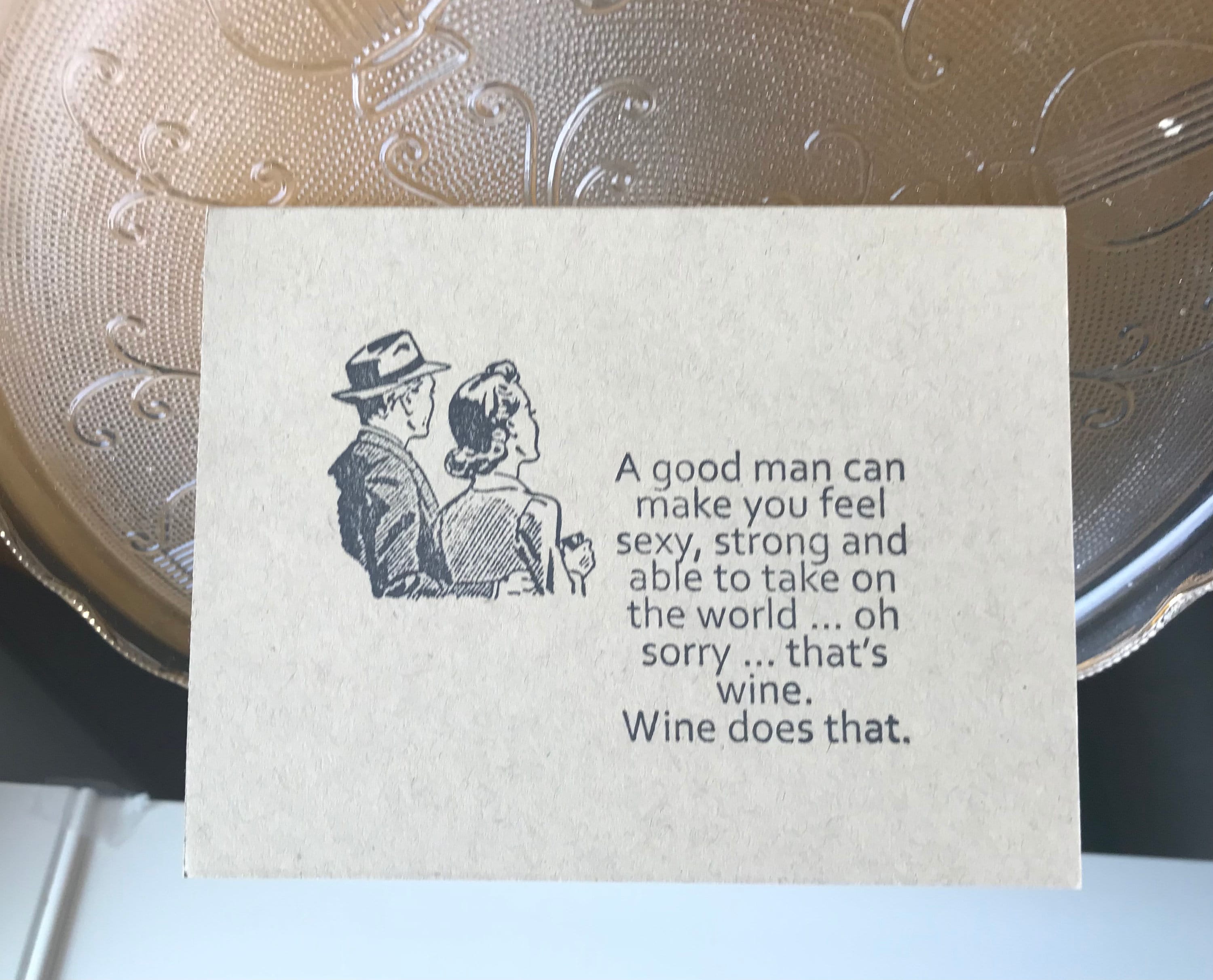 Humorous Funny Notecard Greeting Card Blank Inside Handmade Retro ...