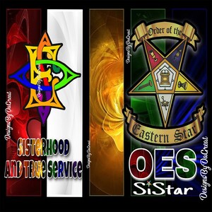 OES Eastern Star 20oz Straight Skinny Tumbler Digital Download Template ...