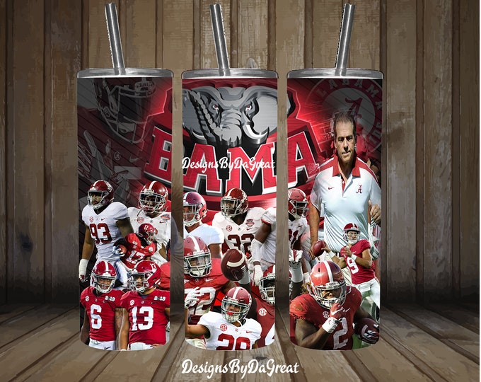 Alabama Roll Tide Roll Tumbler Wrap - Etsy