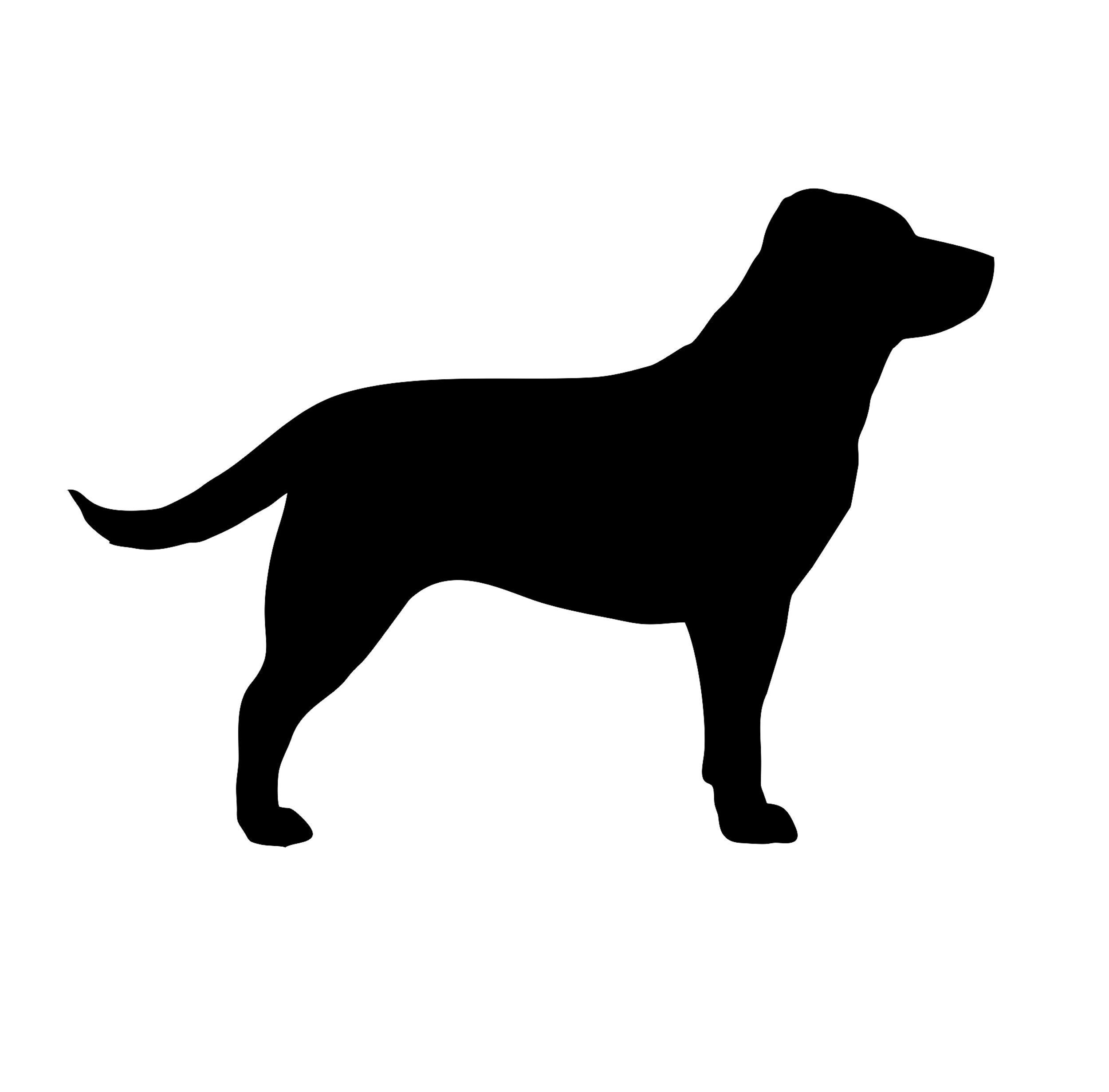 Labrador Retriever, Lab Dog Silhouette Clip-art, SVG, PDF, AI, Jpeg - Etsy