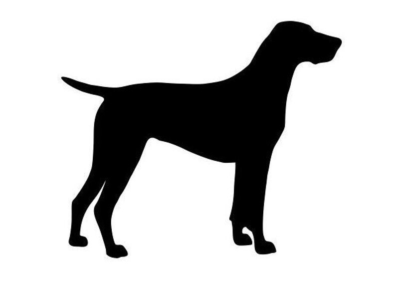 Hound Dog Silhouette, Outline, Clip-art, SVG, PDF, Ai, Jpeg - Etsy