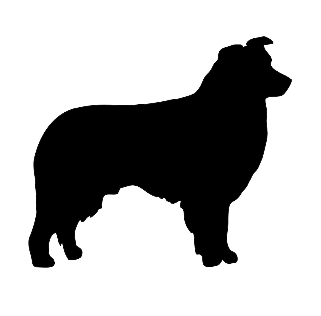 Australian Shepherd Silhouette Clip-art, SVG, PDF, AI, Jpeg - Etsy