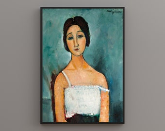 Christina ca. 1916 by Amedeo Modigliani - Etsy