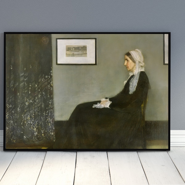 Whistlers Mother Painting - Etsy