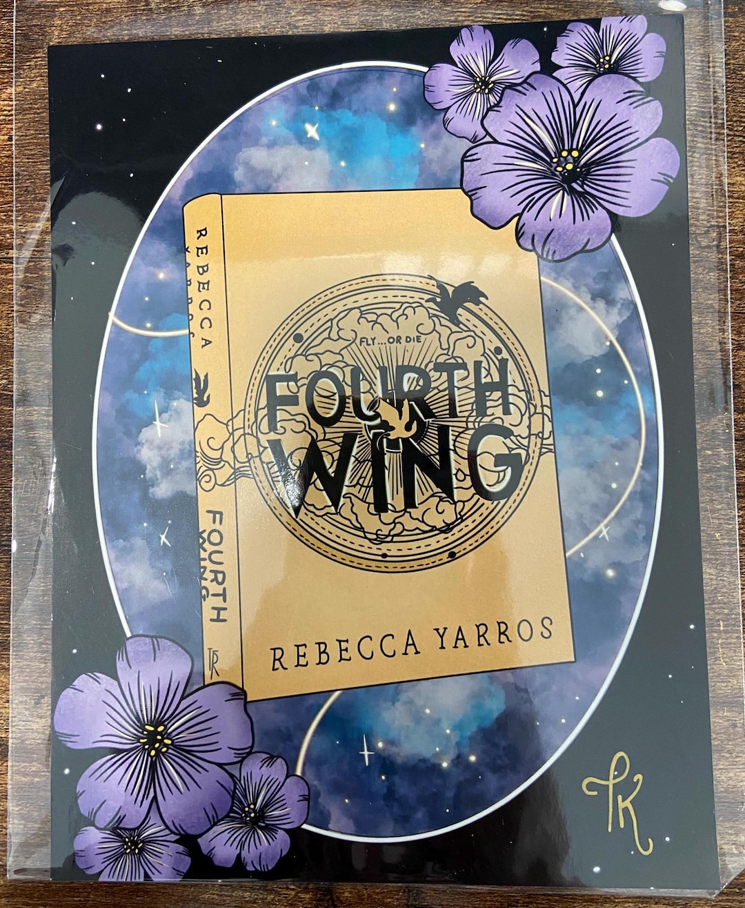 Fourth Wing Inspired “book Cover” A5 Print - Etsy