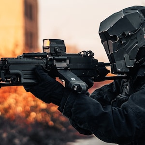 Apex Predator - Wearable Cyberpunk Styled Military Airsoft Helmet - Etsy