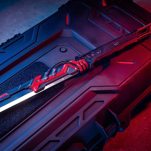 Hyperion Katana, Cyberpunk Style Long Sword, Standard and Steel Version ...