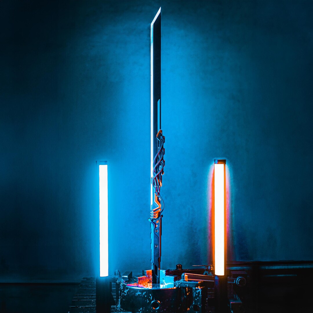 Hyperion Katana - Ultra Edition, Cyberpunk Style Long Sword - Etsy