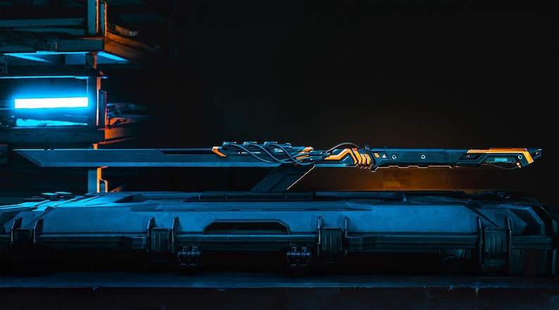 Hyperion Katana - Ultra Edition, Cyberpunk Style Long Sword, Standard ...