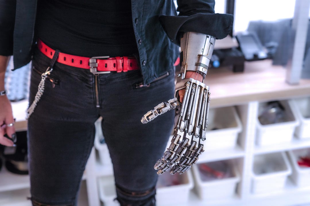 Custom Cyberpunk Prosthetic Arm: Terminator Style, Made to Order - Etsy UK