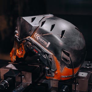 Custom Made Apex Predator Helmet - Wearable Cyberpunk Styled Military ...